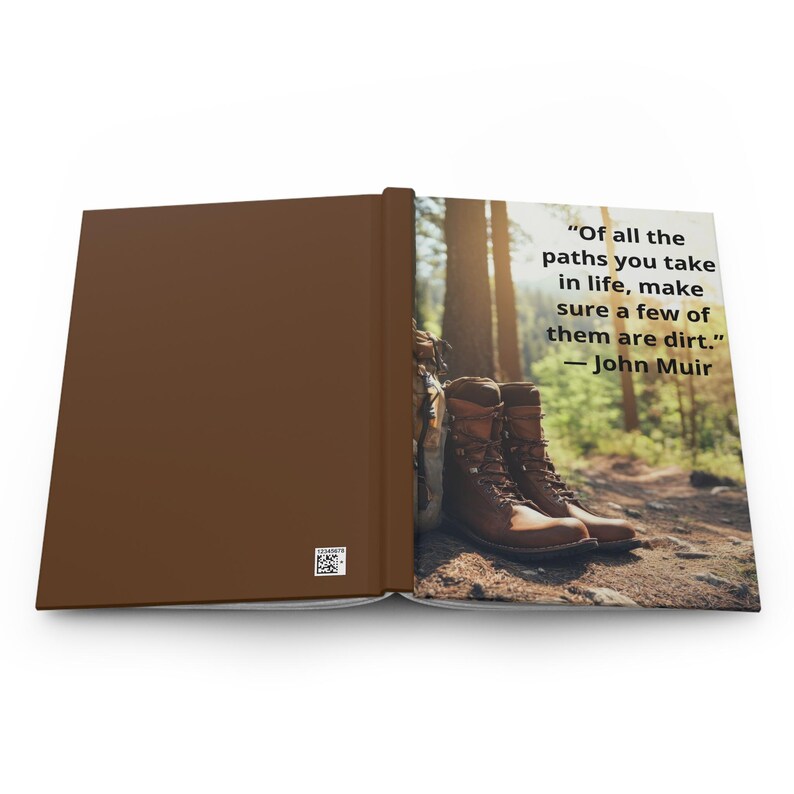 Nature-inspired Hardcover Journal, Hiking Notebook, Backpacking Diary ...