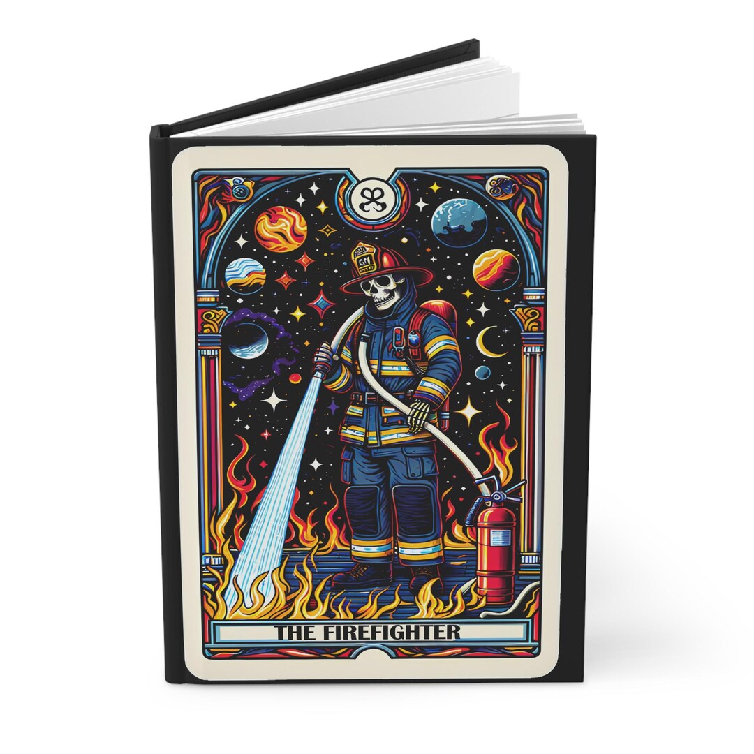 Firefighter Themed Hardcover Journal | Notebook for Firefighters, Day ...