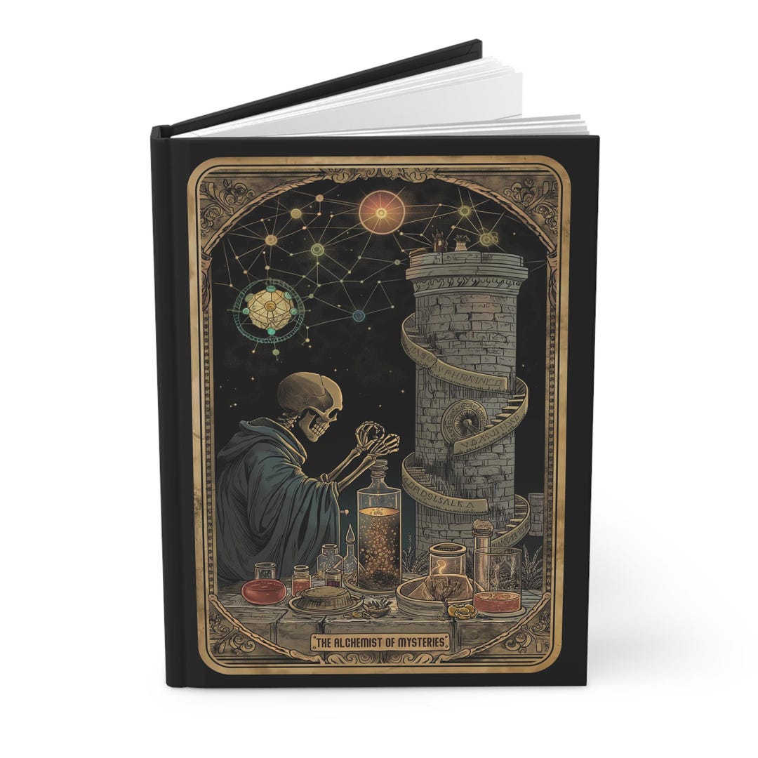 The Alchemist of Mysteries Hardcover Journal, Unique Writing Notebook ...