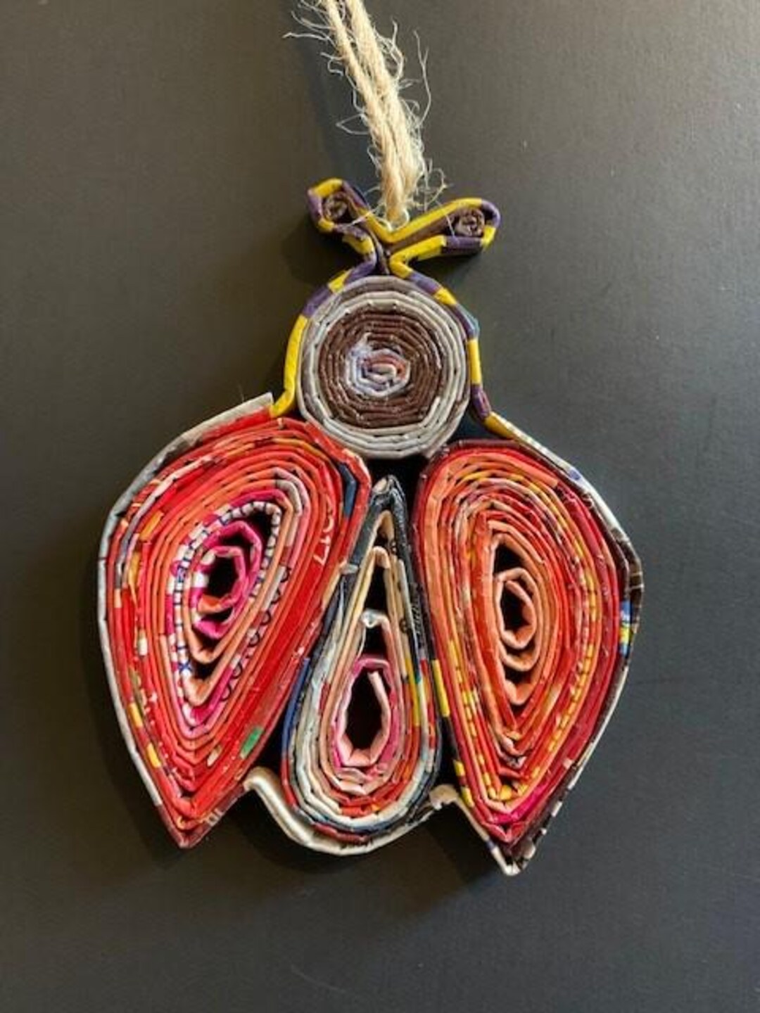 Hand-crafted Quilled Paper Ladybug Ornament - Etsy