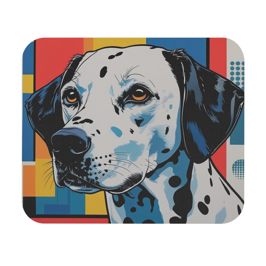 Mouse Pad (rectangle) With Dalmatian Dog Pop Art - Etsy