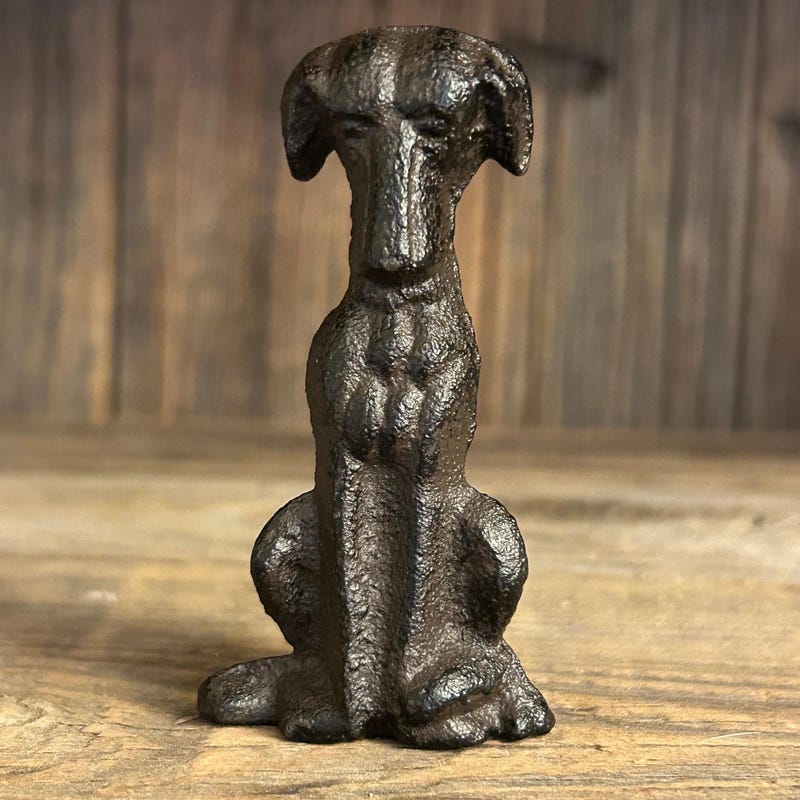 Cast Iron Dog Miniature - Etsy