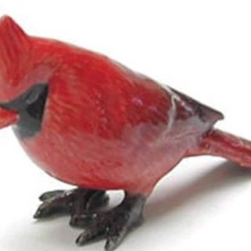 Cardinal Porcelain Box - Etsy