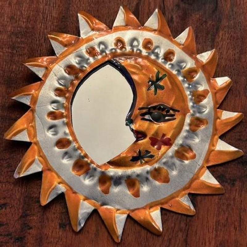Sun Tin Wall Hanging - Etsy
