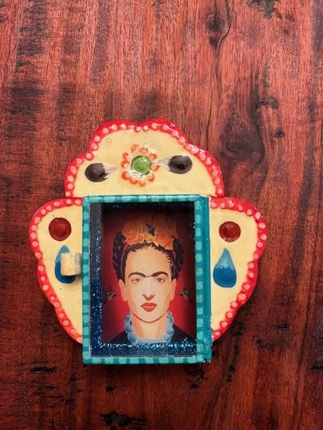 Hand-crafted Tin Nicho With Frida Kahlo Image 29395 - Etsy