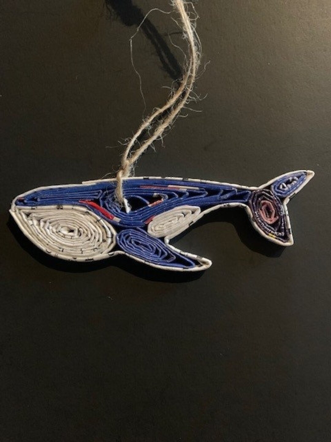 Hand-quilled Paper Ornament of a Whale – 25447 - Etsy