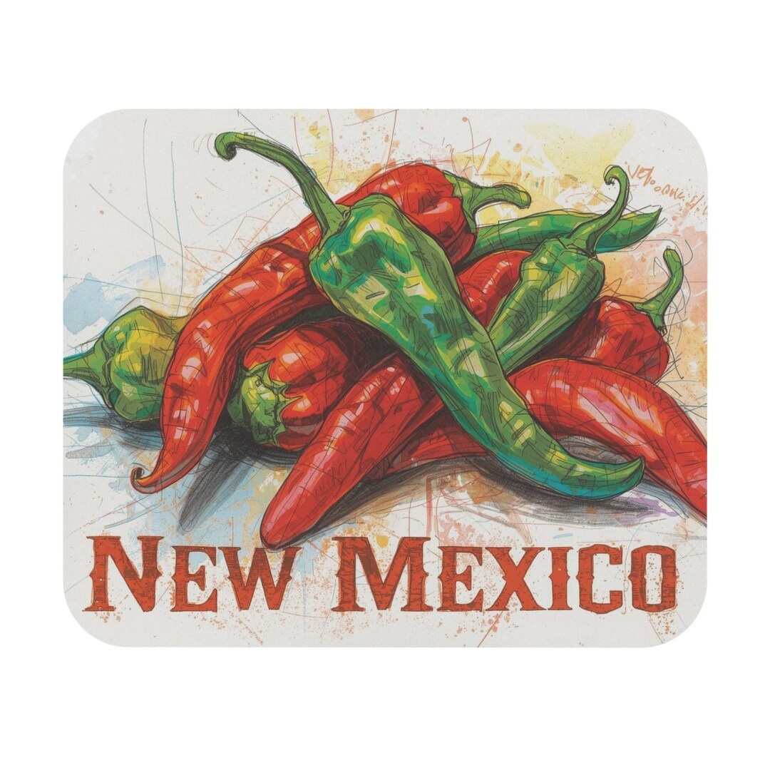 Computer Mouse Pad With New Mexico Chile Peppers - Etsy