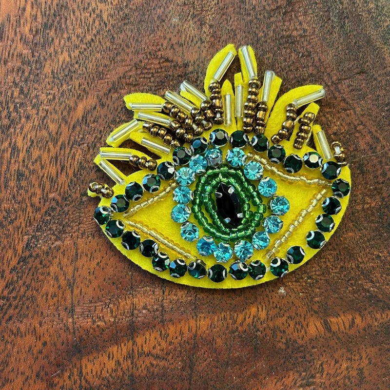 Sequin Evil Eye Patches - Etsy