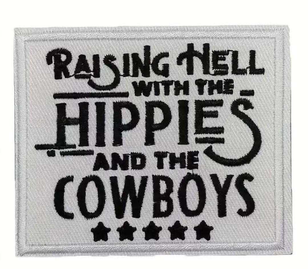 Embroidered and Woven Patch Emblem Applique “raising Hell With the ...