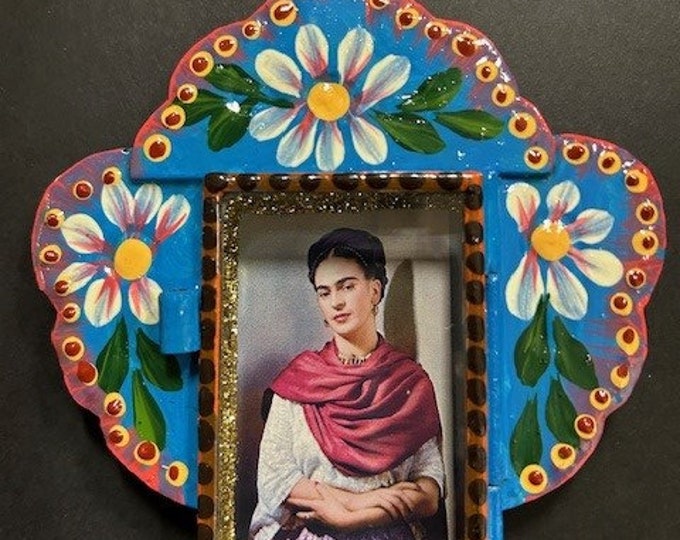 Hand-crafted Tin Nicho With Frida Kahlo Image 28407 - Etsy