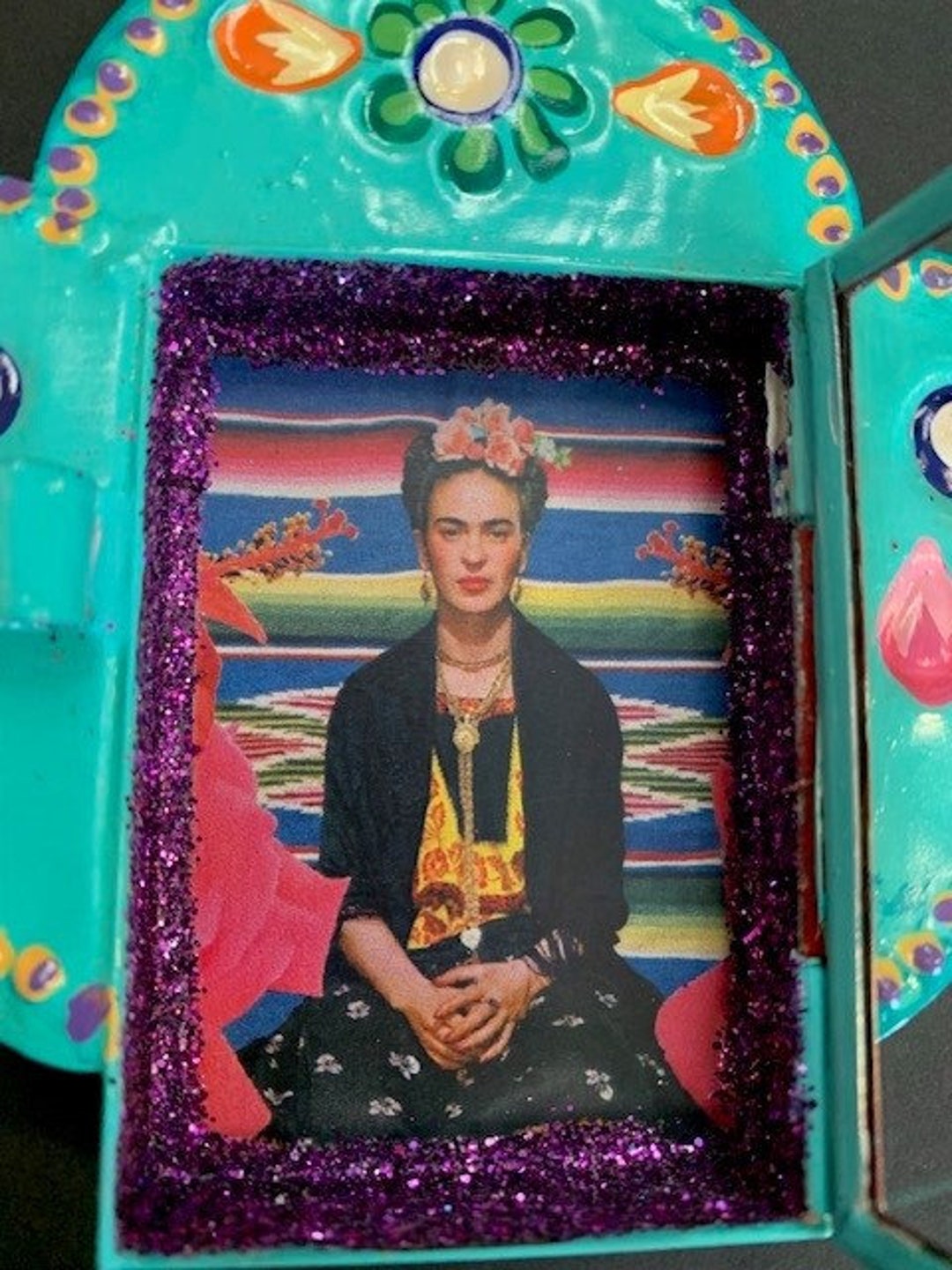Hand-crafted Tin Nicho With Frida Kahlo Image 28385 - Etsy