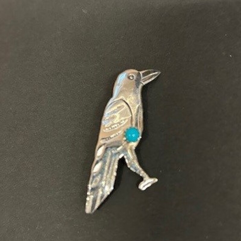 Raven Brooch - Etsy