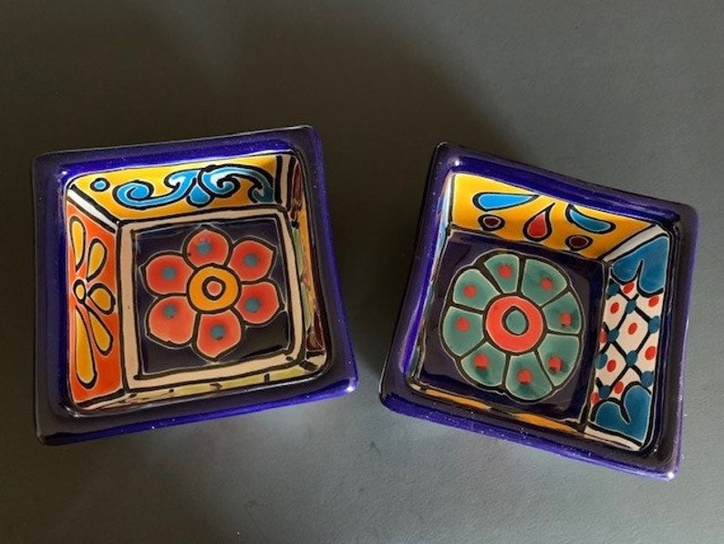 Authentic Hand-painted Talavera Square Bowl Dish, Lead Free – 24663 - Etsy