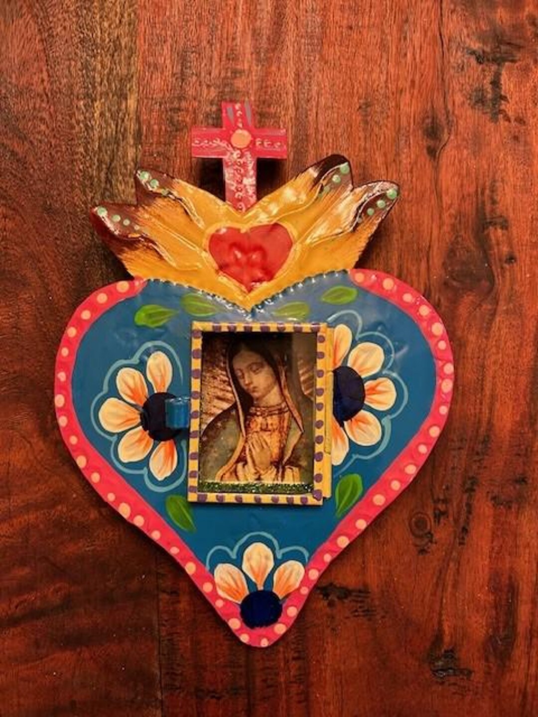 Hand-crafted Tin Nicho With Our Lady of Guadalupe 29381 - Etsy