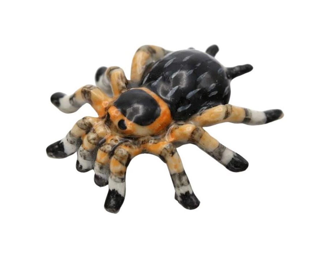 Hand-painted Miniature Porcelain Tarantula 27253 - Etsy