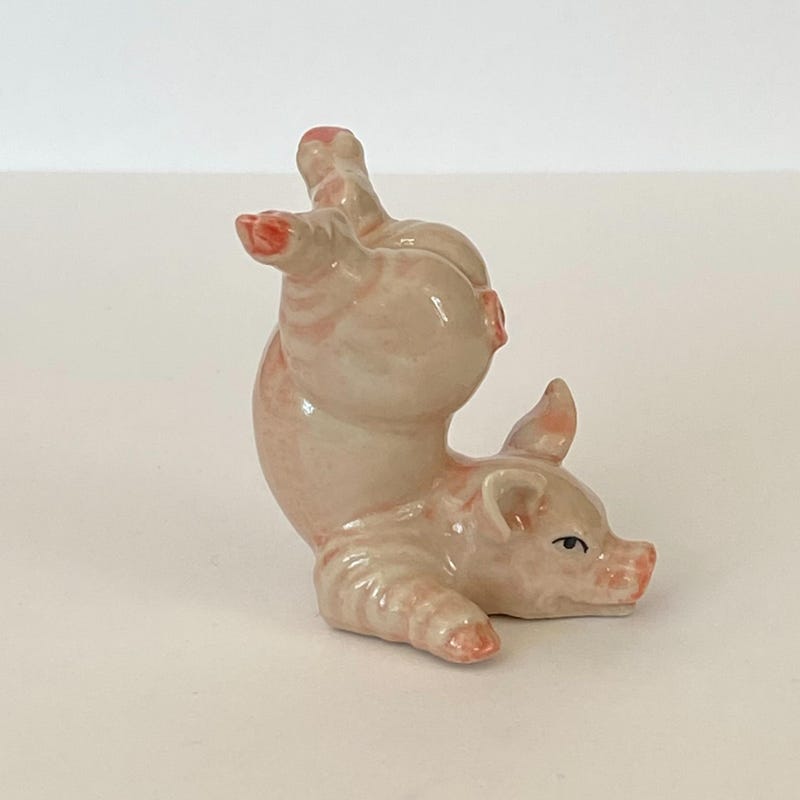 Pig Figurine - Etsy
