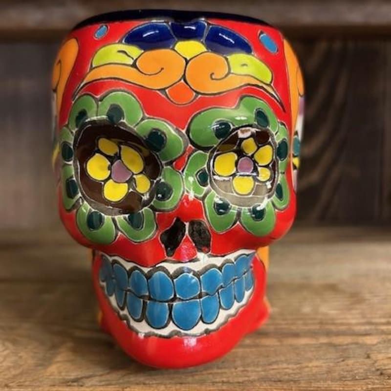 Ceramic Sugar Skull - Etsy