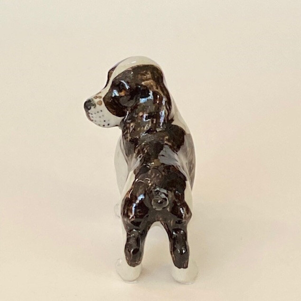 Hand-painted Miniature Springer Spaniel Dog Porcelain Figurine – 24974 ...