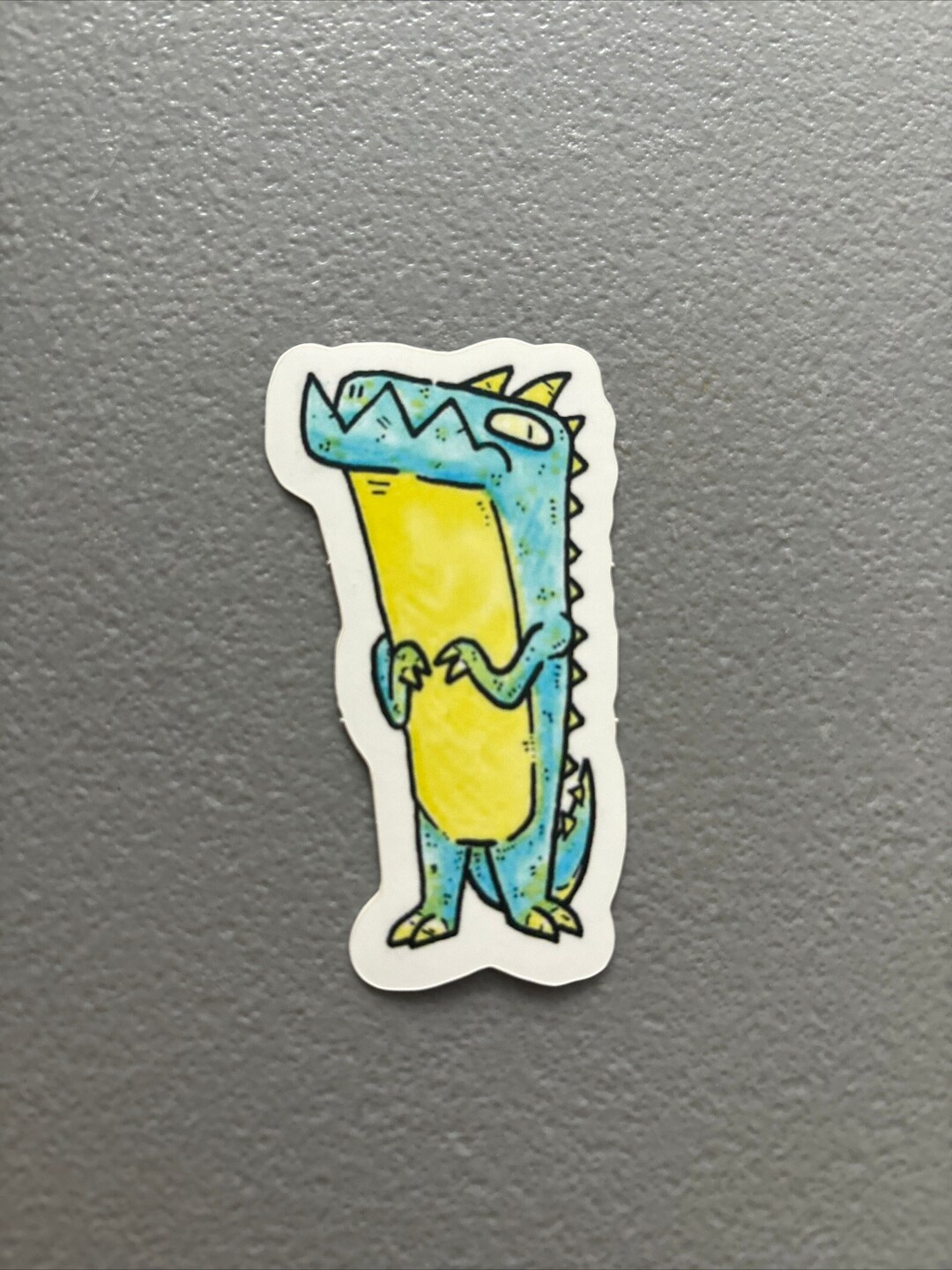 Vinyl Lizard Sticker Original Art - Etsy