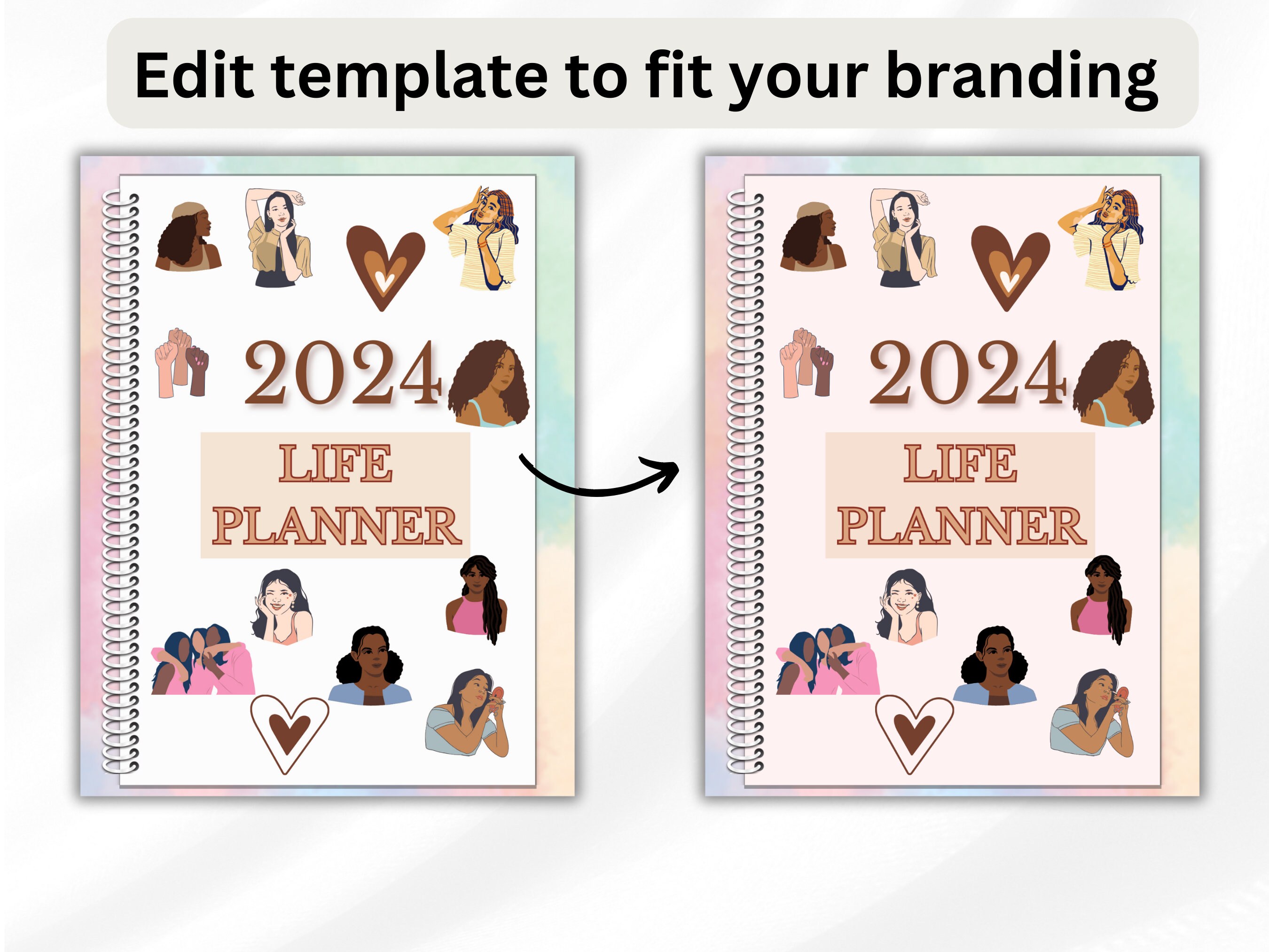 2024 Digital Planner, Life Planner, Daily, Weekly, Monthly, 2024 ...