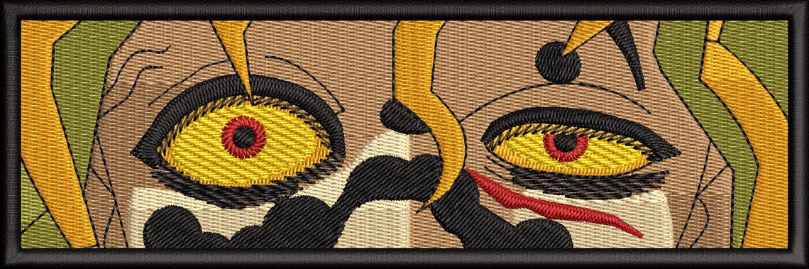 Demon Slayer Upper Moons Embroidery Bundle - Etsy