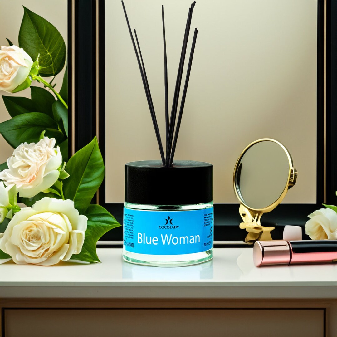 Cocolady Blue Woman Reed Diffusers for Home Office Diffuser Room ...