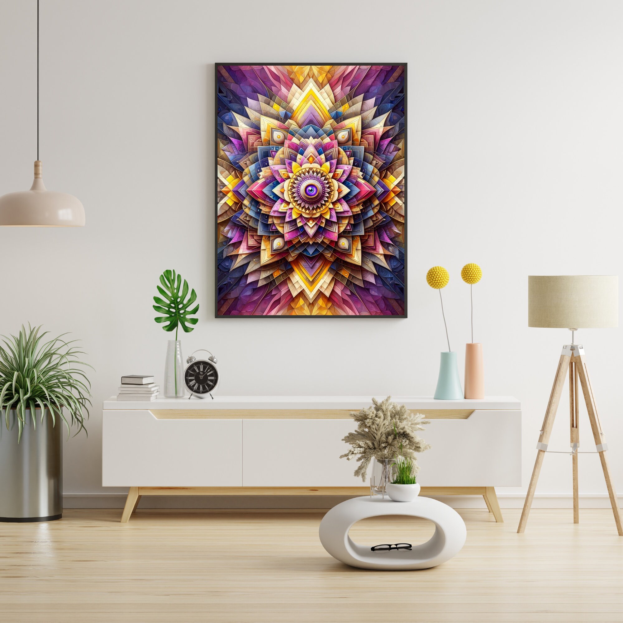 Sacred Geometry Mandala Spiritual Energy Art for Meditation and Healing ...