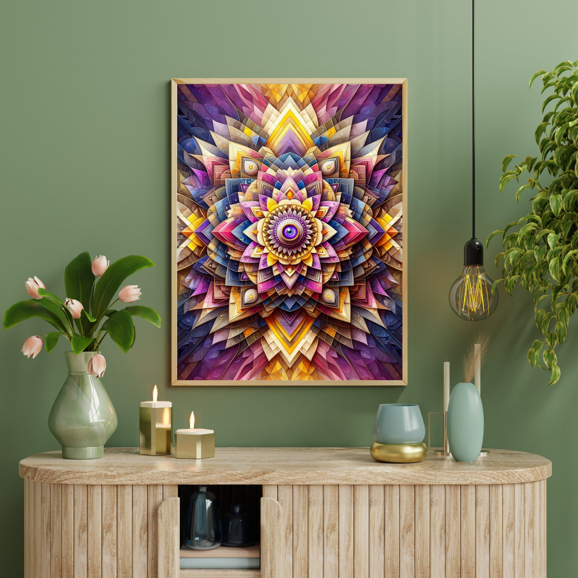 Sacred Geometry Mandala Spiritual Energy Art for Meditation and Healing ...