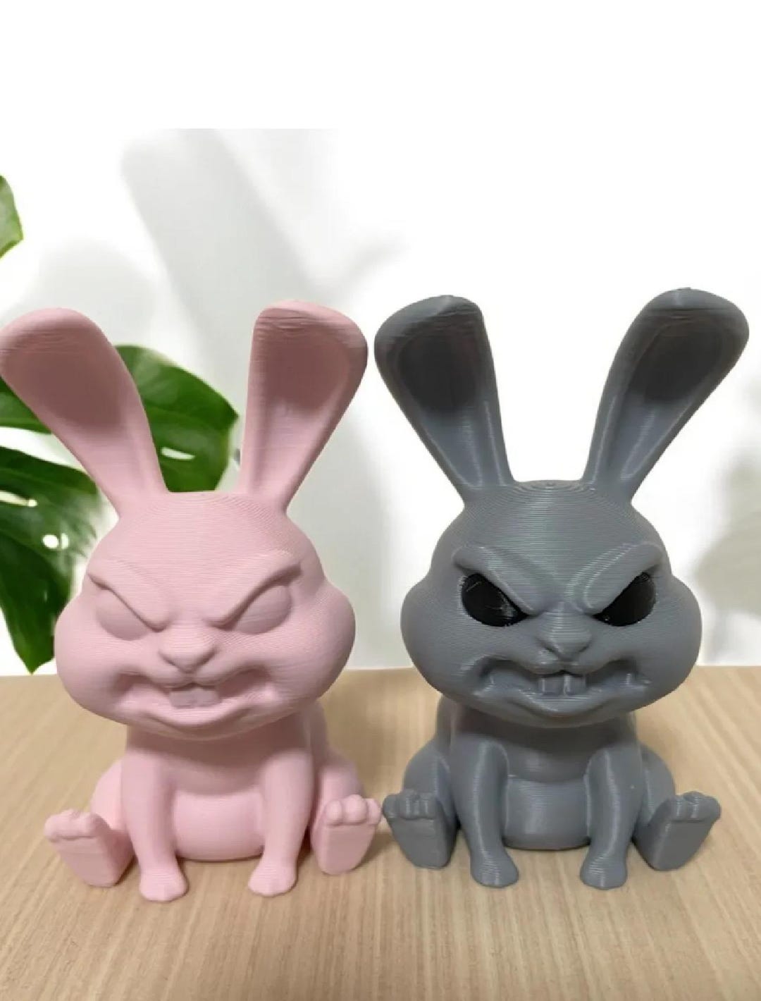 Angry Easter Bunny Figurine - Etsy