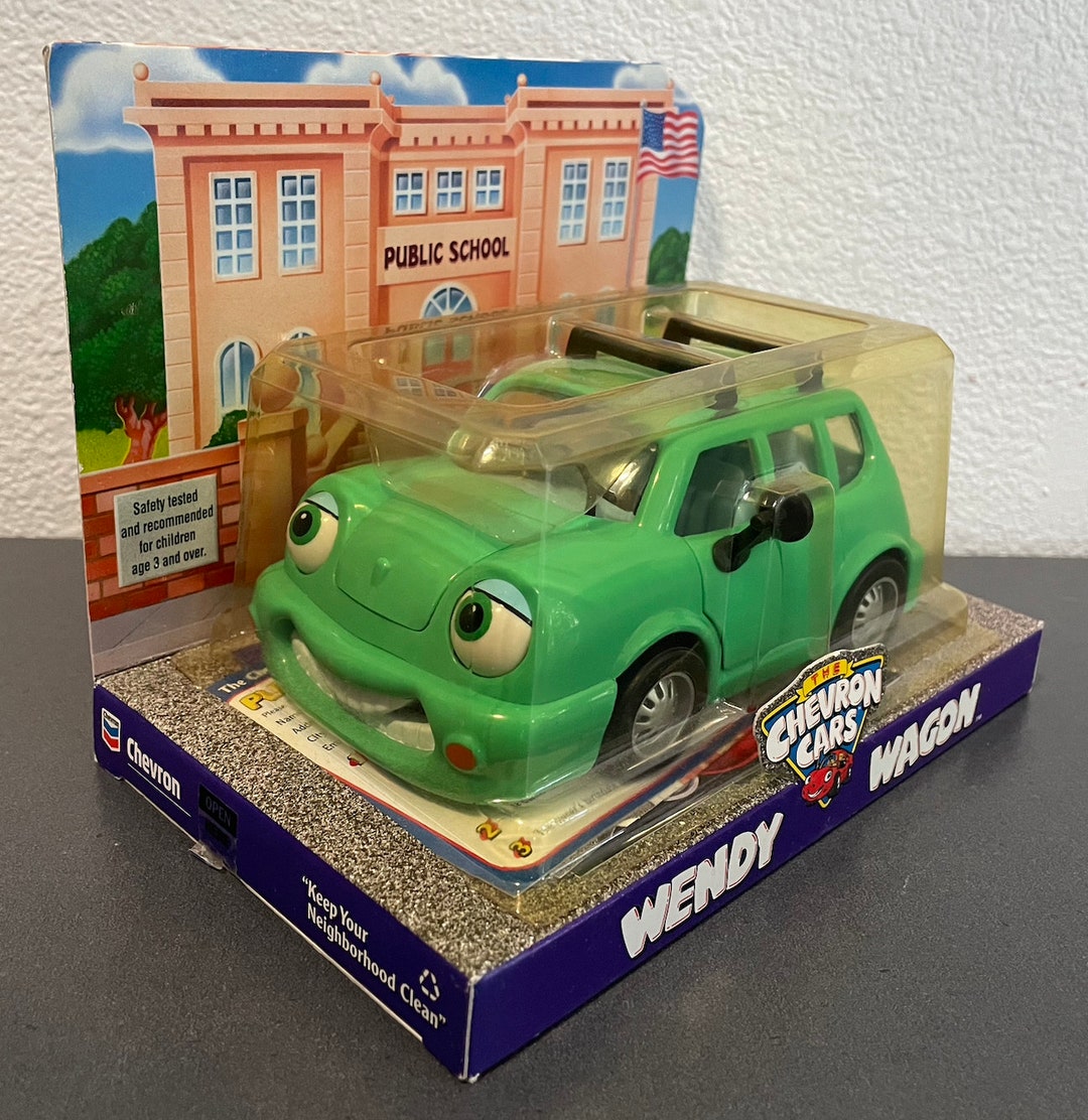 2000 the Chevron Cars Wendy Wagon Techron Collectible Green Toy Car ...