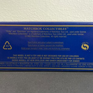 1993 Matchbox Collectible | the Dinky Collection | 1948 Tucker Torpedo ...