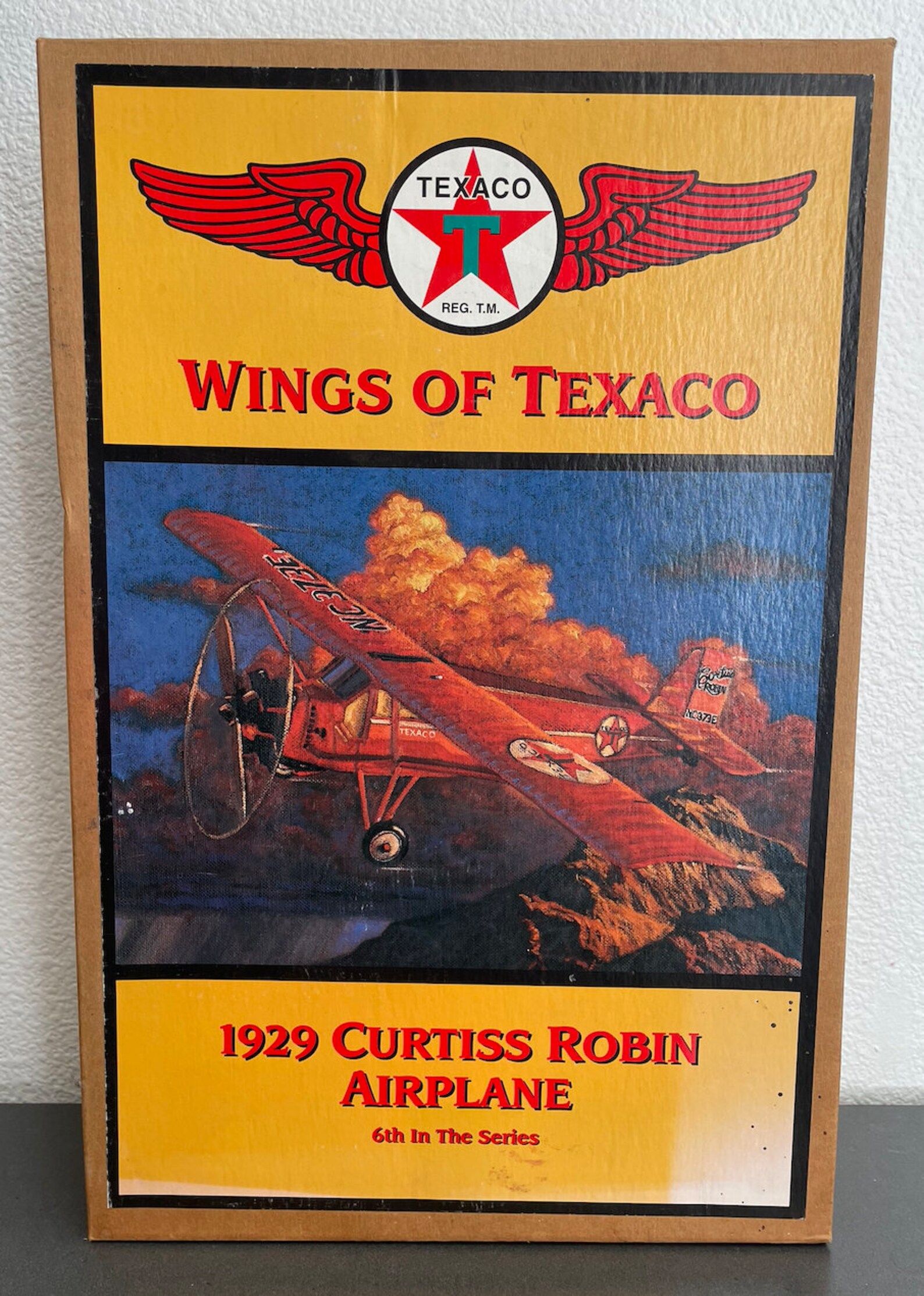 1998 Wings of Texaco | 1929 Curtiss Robin Airplane | Die Cast | Red ...