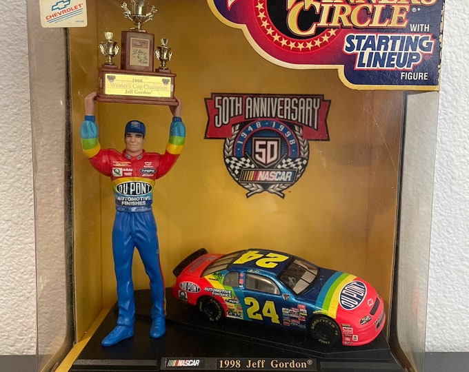 1998 Jeff Gordon | Winner's Circle With Starting Lineup Figure | With ...