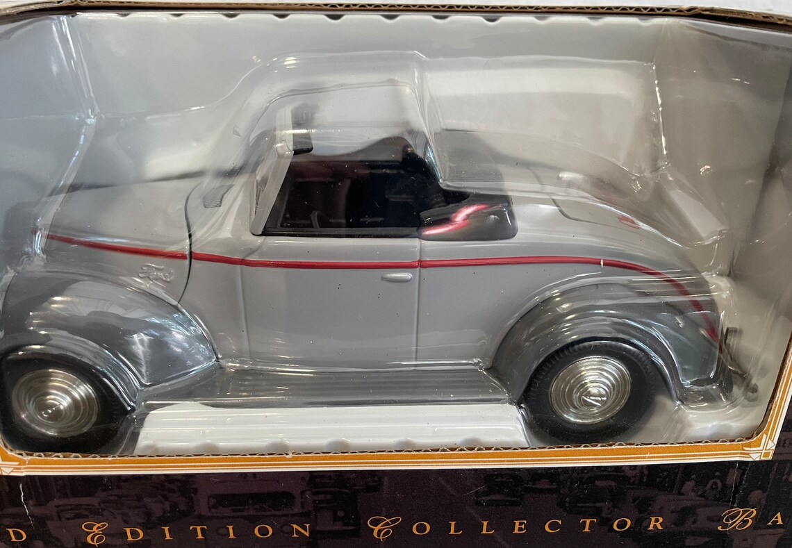VINTAGE 1940 Ford Convertible Limited Edition Collector Bank Liberty ...