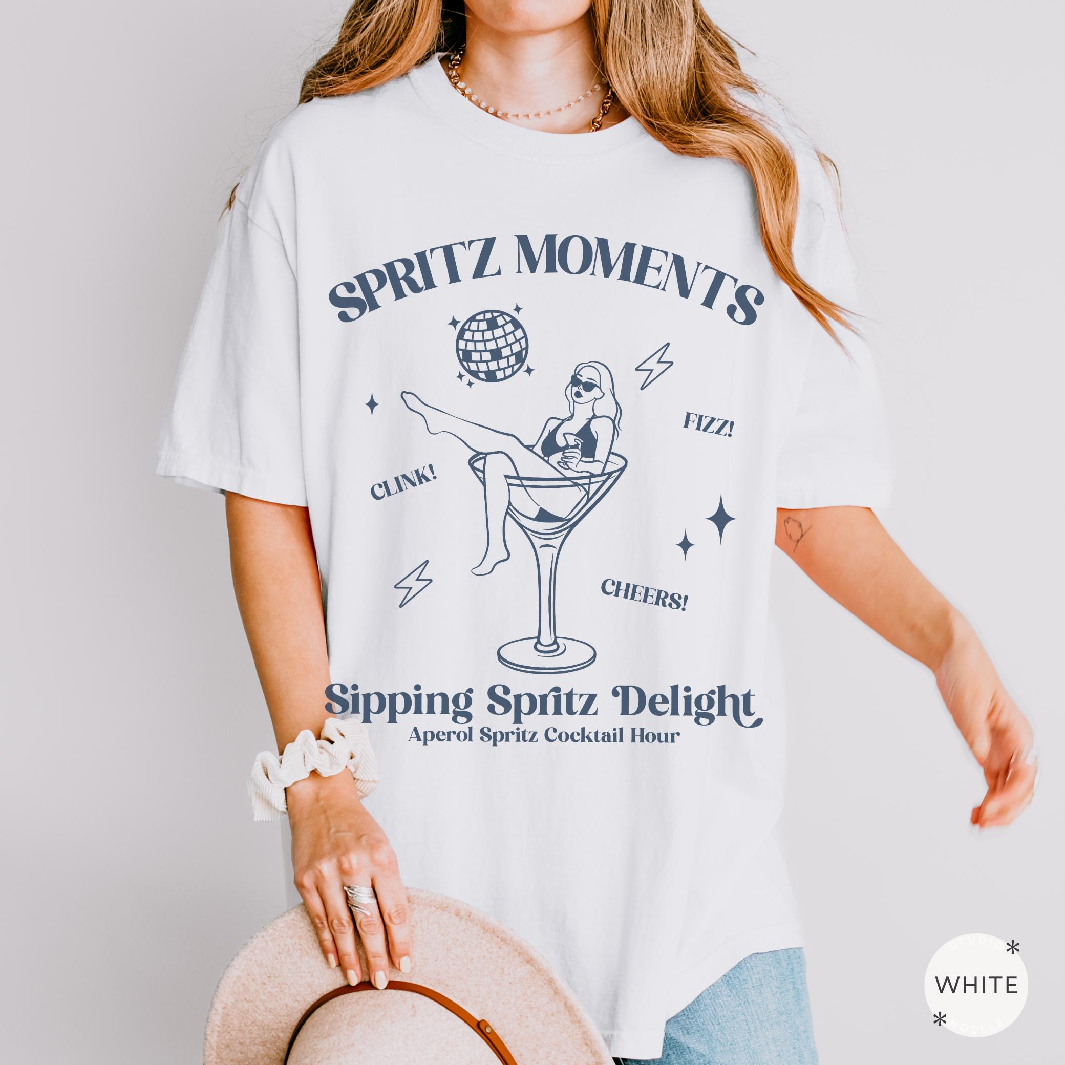 Aperol Spritz Shirt, Spritz Social Club, Cocktail Graphic Tee, Comfort ...