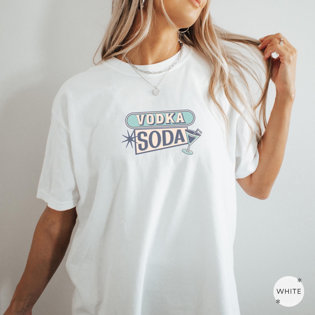 Vodka Soda Cocktail Shirt, Vodka Lover Tshirt, Cocktail Social Club ...