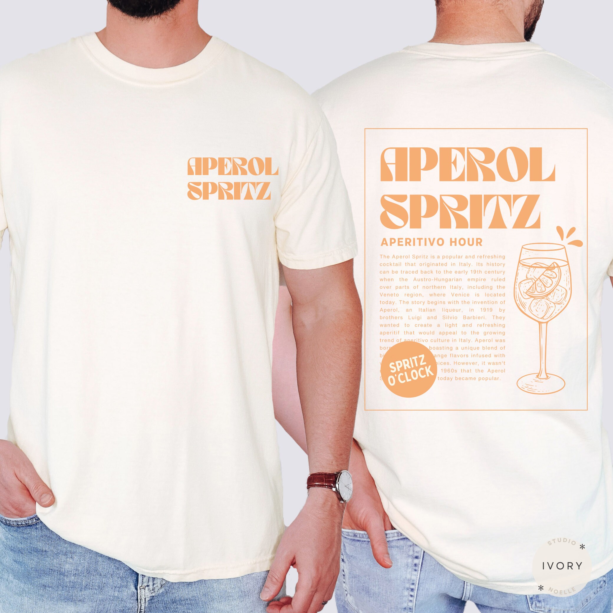 Aperol Spritz Shirt, Summer Day Drinking T-shirt, Retro Alcohol Drink ...