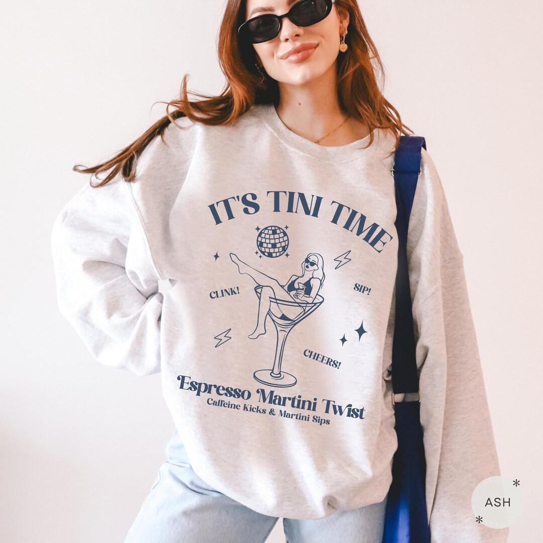 Espresso Martini Cocktail Sweater, Retro Cocktail Sweatshirt, Expresso ...