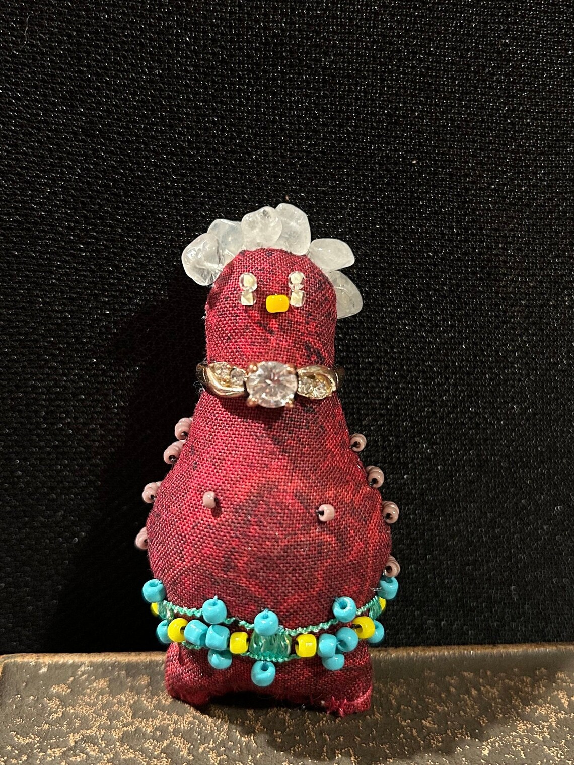 OOAK Hand Sewn, Cute Little Beaded Baby Talisman Doll Ornament - Etsy