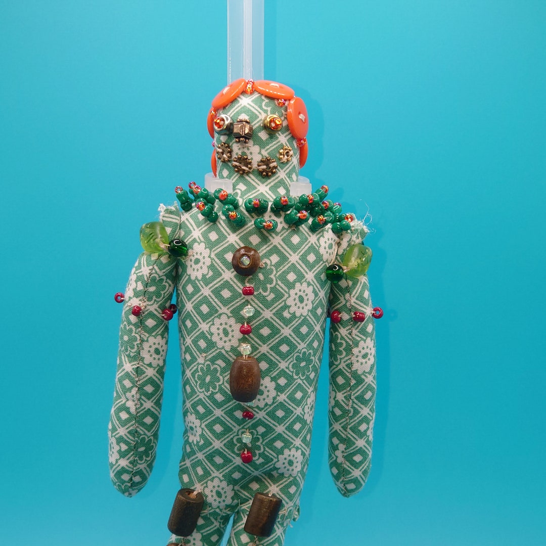 OOAK Hand Sewn Beaded Talisman Doll - Etsy