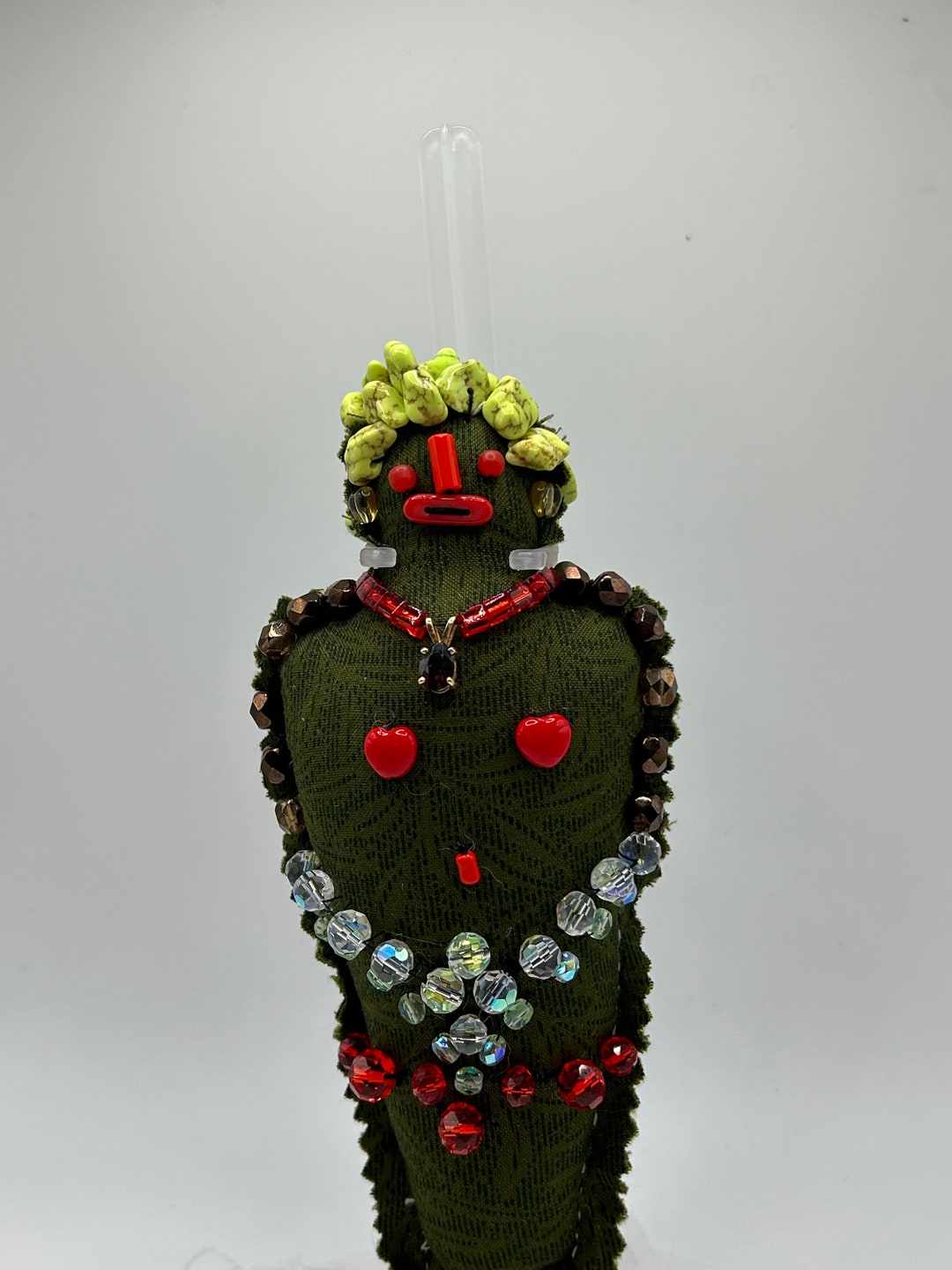 Hand Sewn Beaded Talisman Doll - Etsy