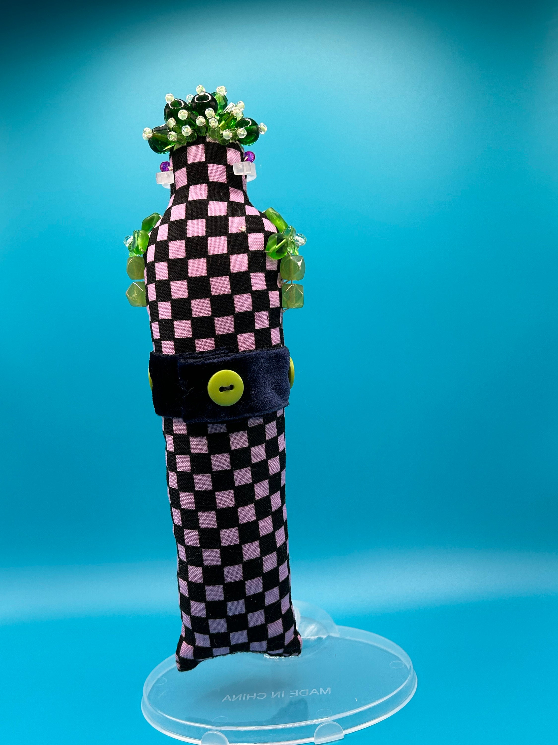 Hand Sewn / Slow Stitched Beaded Talisman Doll - Etsy