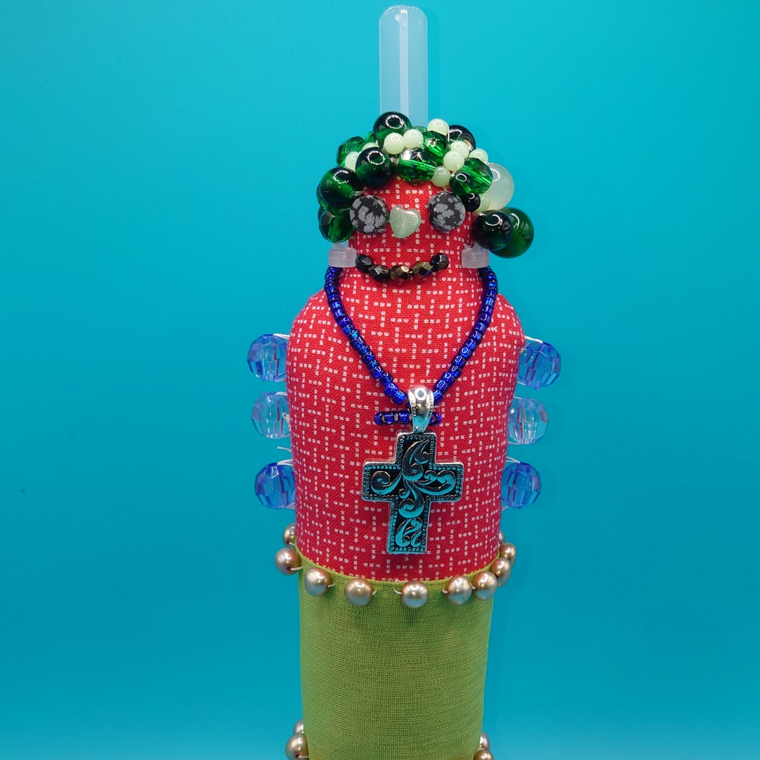 Hand Sewn Beaded Talisman Doll OOAK - Etsy