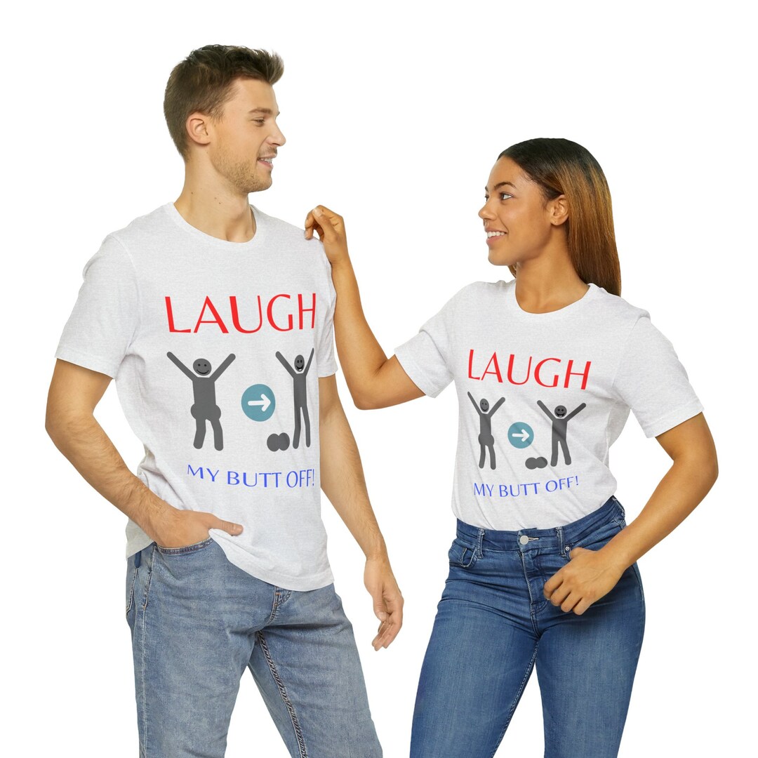 Laugh My Butt off Stick Figure Literal Ass Funny Smart Clever - Etsy