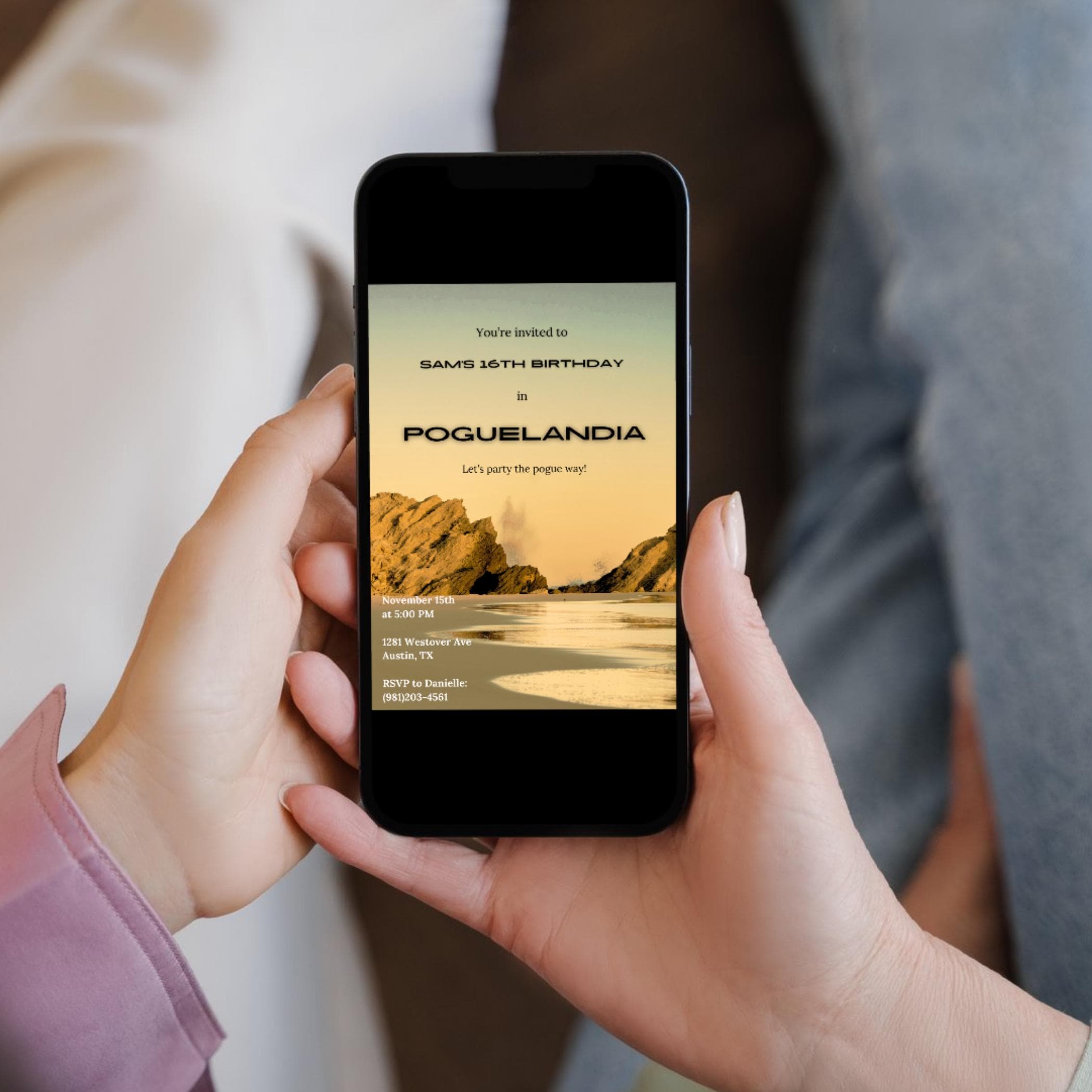 Outer Banks Birthday Invitation, Poguelandia Birthday Invitation, Pogue ...