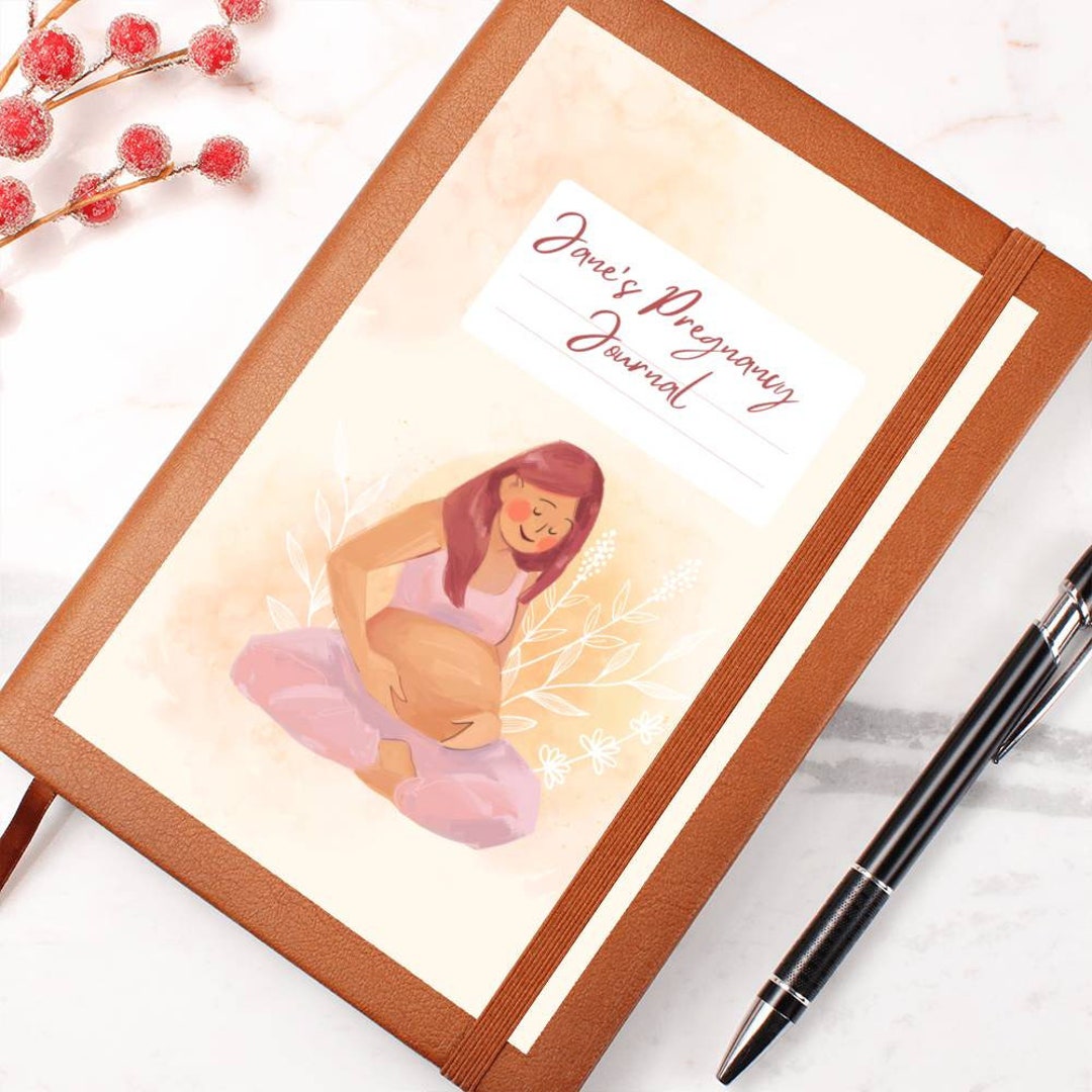 Custom Pregnancy Journal, My Pregnancy Journal, Expectant Mother Gift ...
