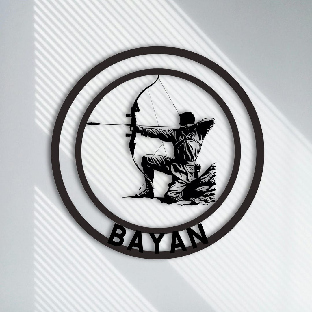 Custom Archery Metal Wall Art, , Archery Sign, Archery Gift ...