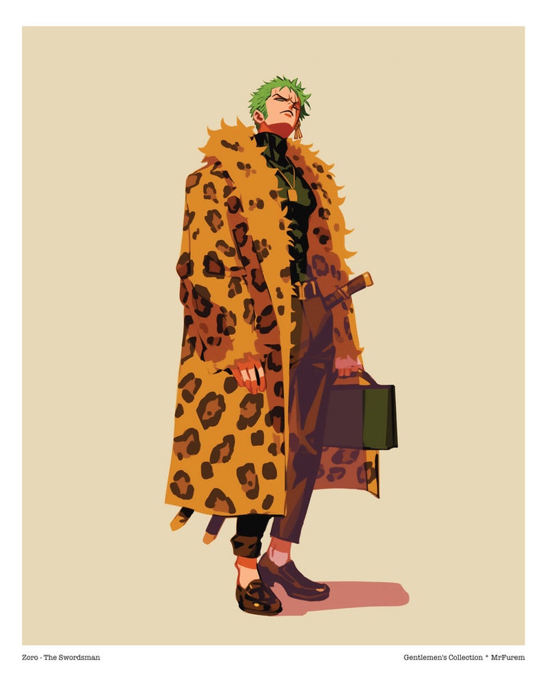 Epic Zoro Poster Illustration the Jaguar Hunter 8x10in Premium Art ...