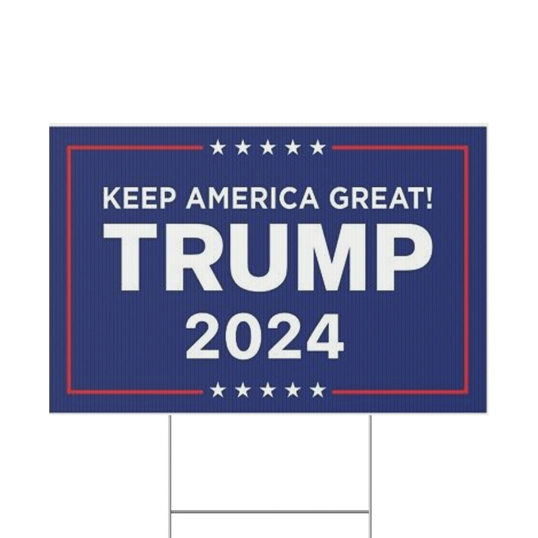 Trump 2024 Yard Sign - Etsy