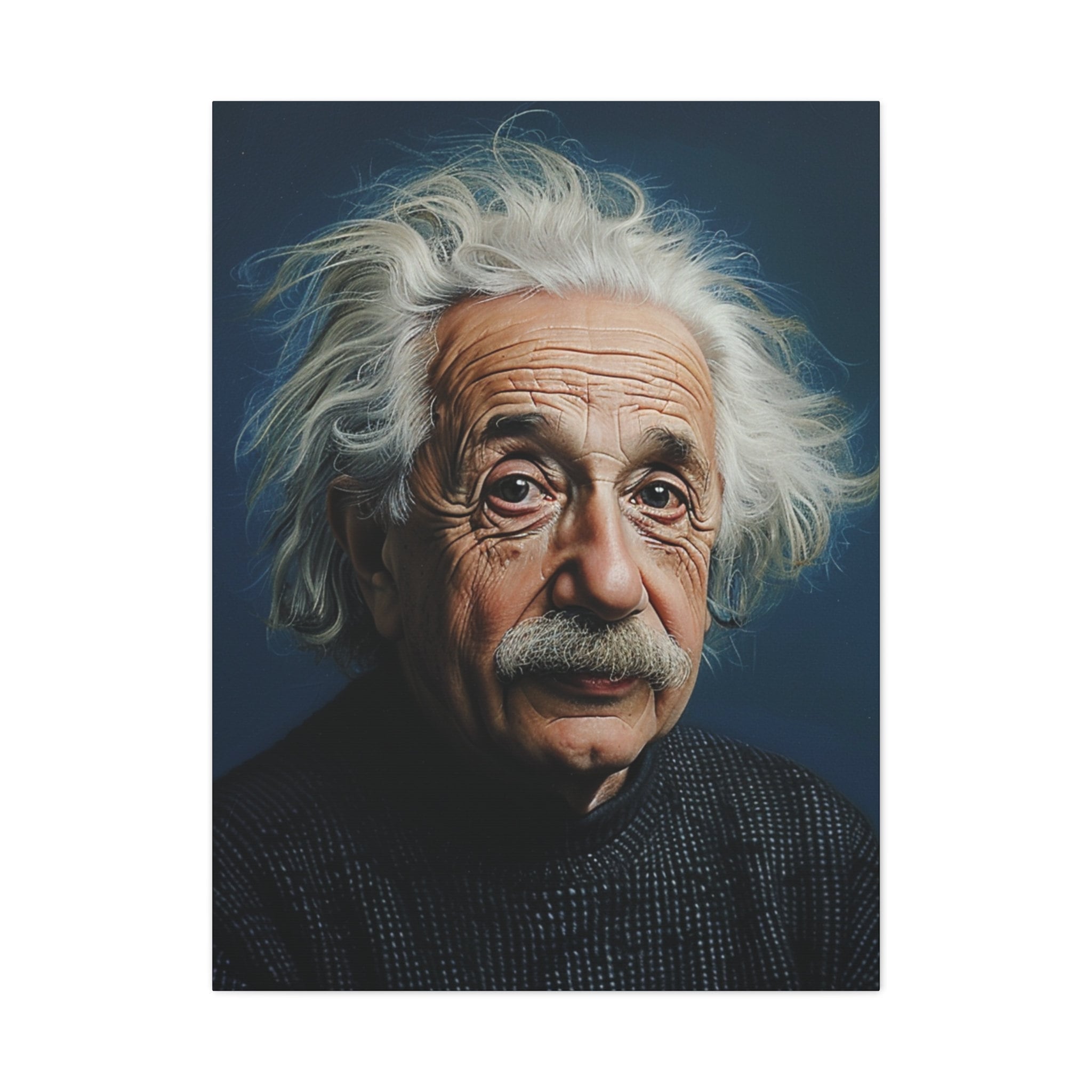 Portrait of Albert Einstein Painting Historical Canvas Art - Etsy